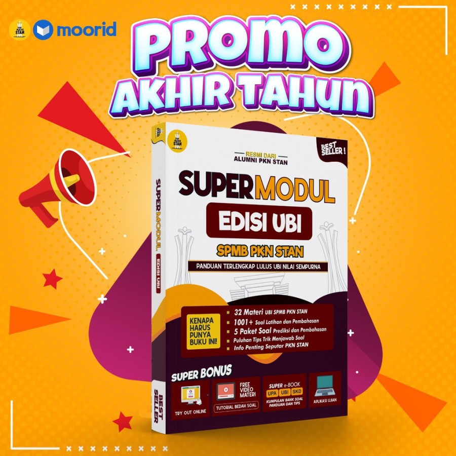Jual Buku PKN STAN Super modul Ujian Bahasa Inggris (UBI) SPMB USM PKN STAN | Shopee Indonesia
