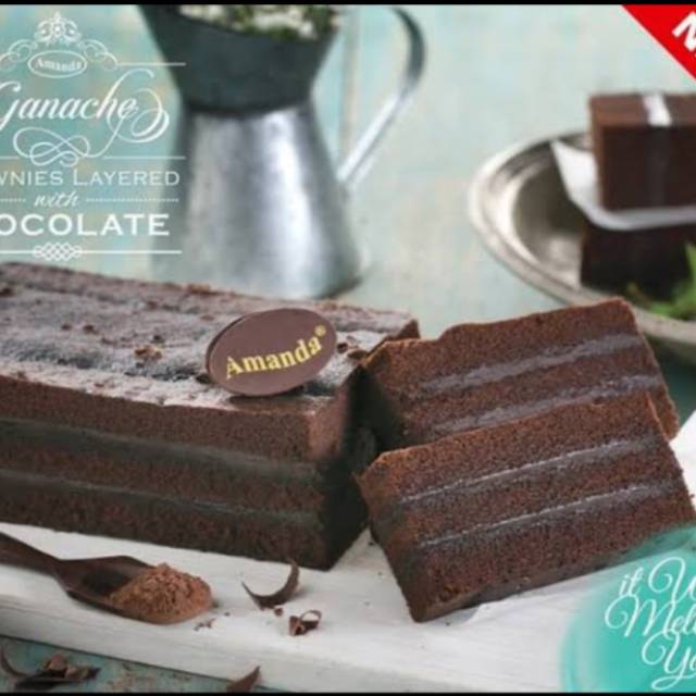 Jual Amanda Brownies Chocolate Ganache | Shopee Indonesia