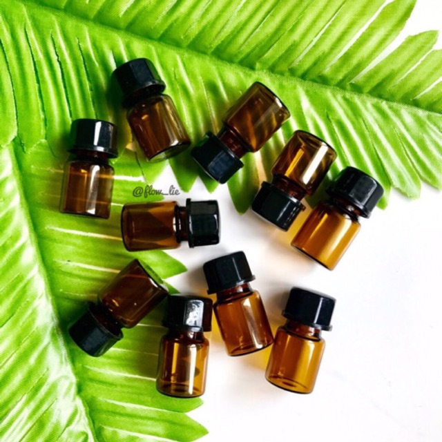 Jual [10bh] 2ml Botol kaca Sample mini - botol oil - accessories oil ...