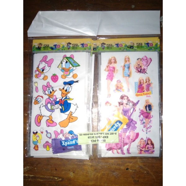 Jual permen hadiah tato mainan isi 20 pcs/permen hadiah isi 20pcs ...