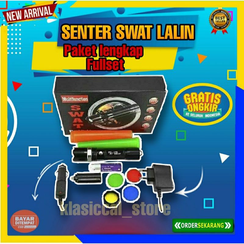 Jual 4 WARNA LENSA SENTER SWAT LALIN DOUBLE CONE / SENTER SWAT 2 LALIN ...