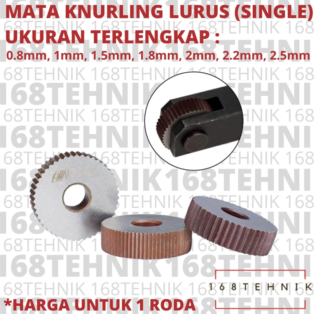 Jual MATA KNURLING 1.8MM LURUS / RODA KNURLING 1.8 MM SINGLE | Shopee ...