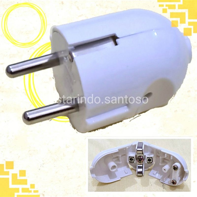 Jual STEKER ARDE ROKET bulat terminal TRM colokan listrik rocket ...