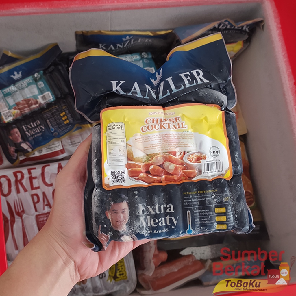 Jual Kanzler Cheese Cocktail 500 gr Sosis Sapi Keju | Shopee Indonesia