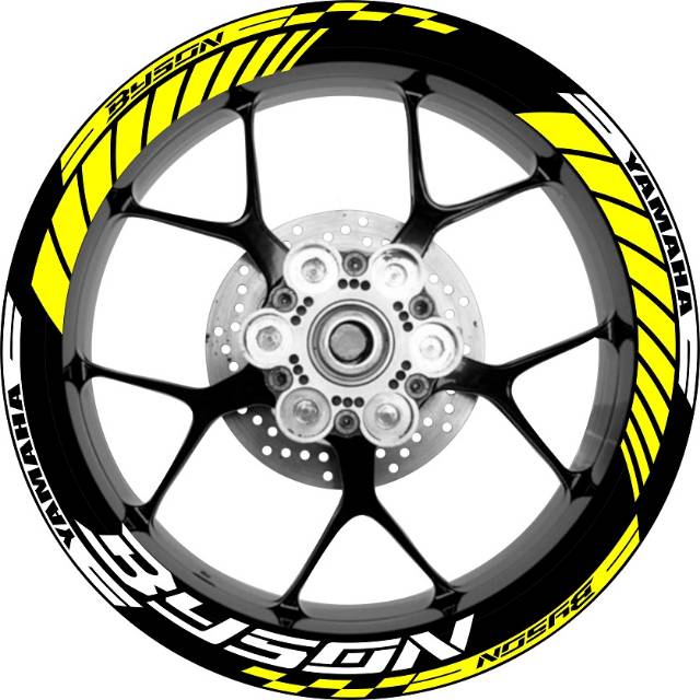 Jual Stiker velg motor yamaha byson motogp S3 utk velg ring 17 | Shopee ...
