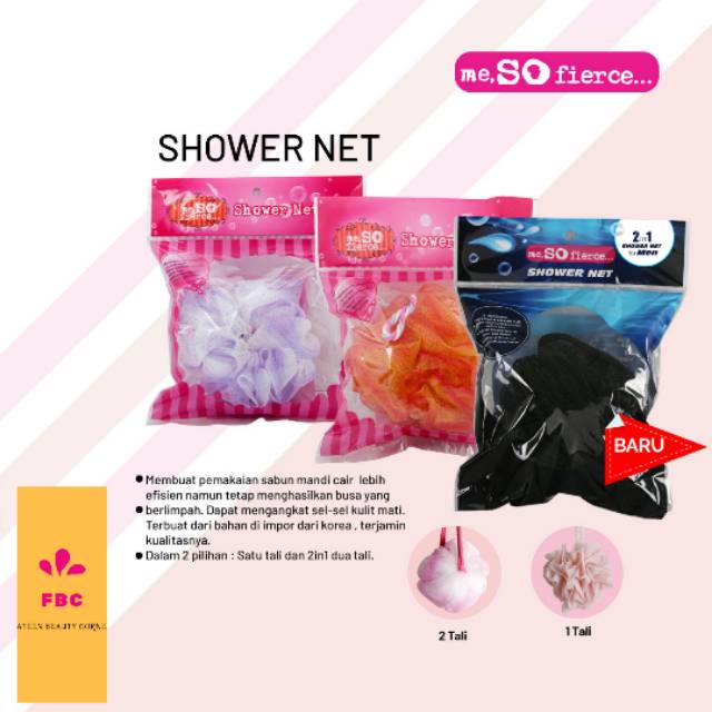 Jual Shower net me so fierce (30g) | Shopee Indonesia