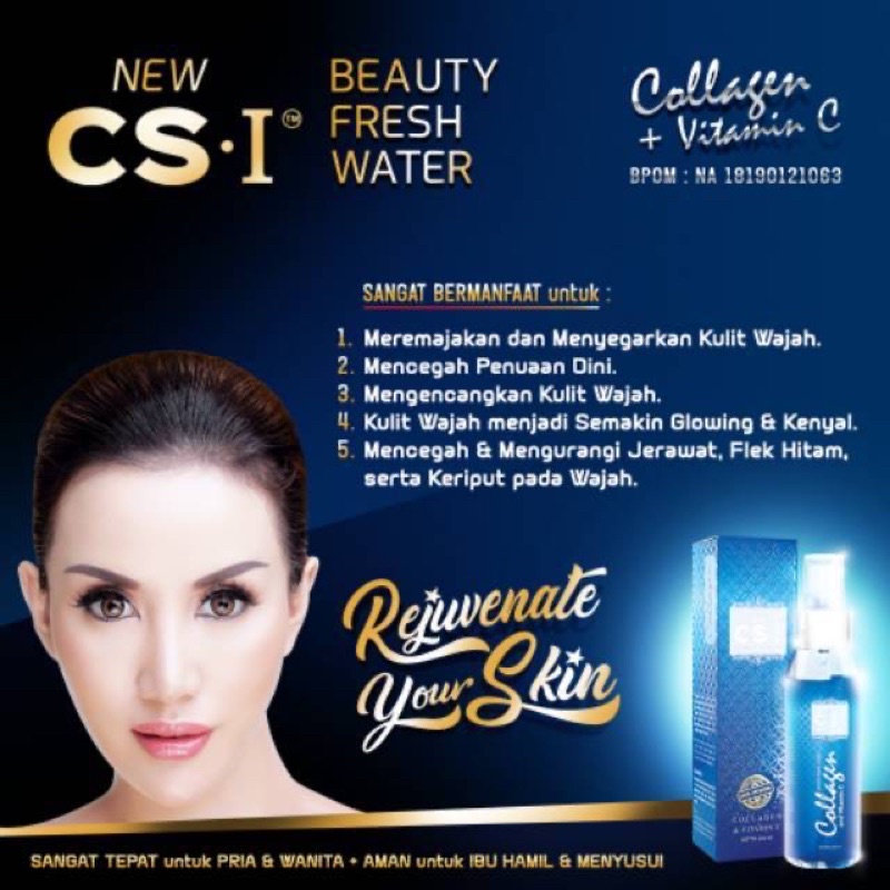Jual CSI BEAUTY FRESH WATER COLLAGEN & VITAMIN C | Shopee Indonesia