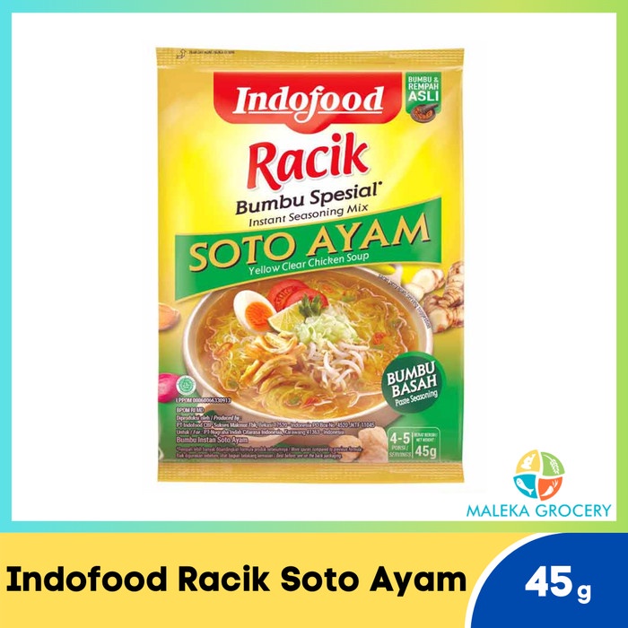 Jual Indofood Racik Soto Ayam 45 gram | Bumbu Instan | Shopee Indonesia