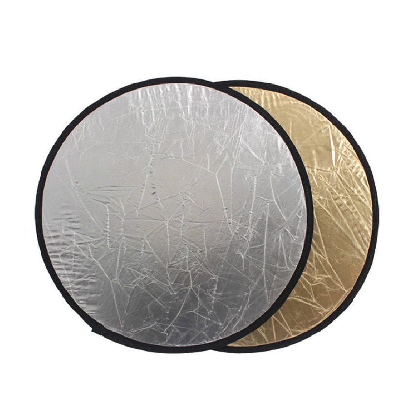 Jual Reflector 110cm 2 warna (silver gold) | Shopee Indonesia