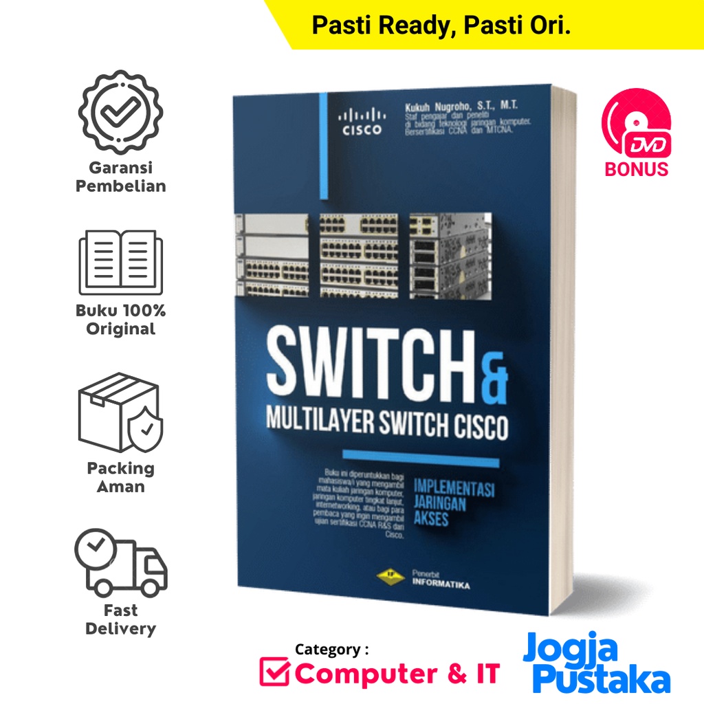 Jual Buku Switch & Multilayer Switch Cisco + Bonus CD | Shopee Indonesia