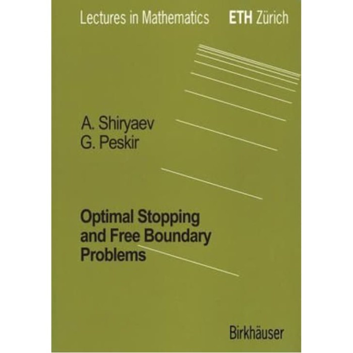 Jual Optimal Stopping and Free-Boundary Problems | Shopee Indonesia