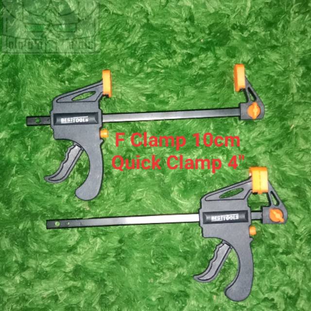 Jual Mini Quick F Clamp 4inch / Ratchet Bar Clamp / klem Figura ...