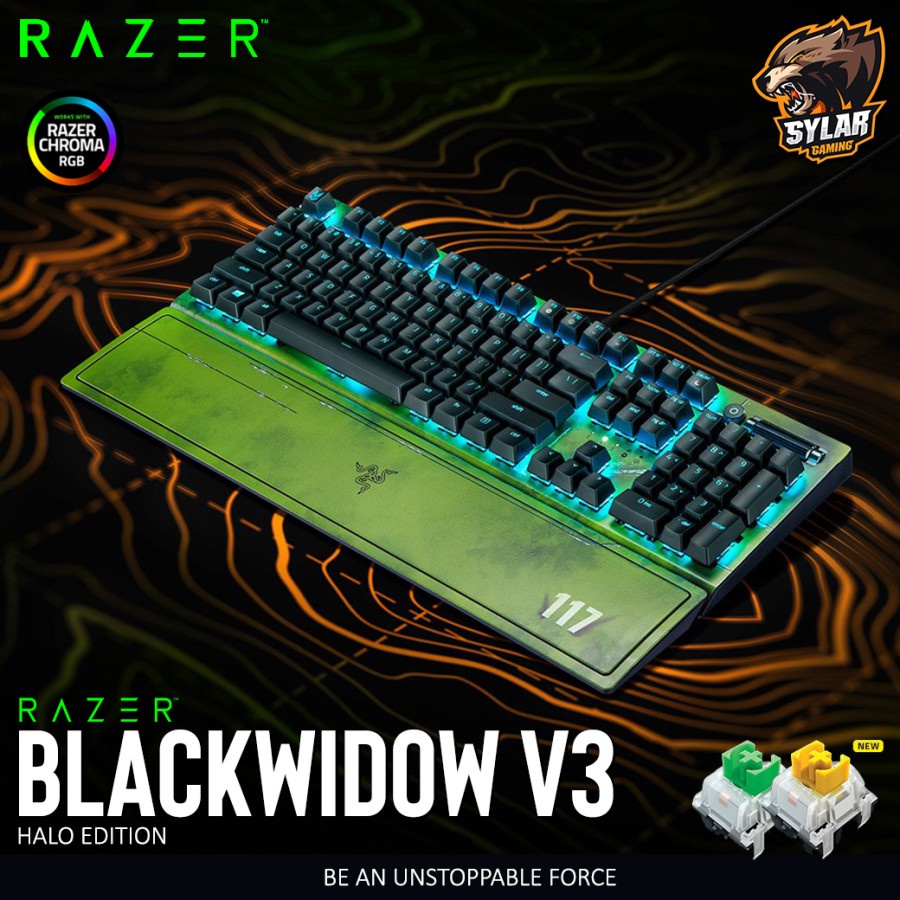 Jual Razer BlackWidow V3 Halo Infinite Edition Mechanical Gaming ...