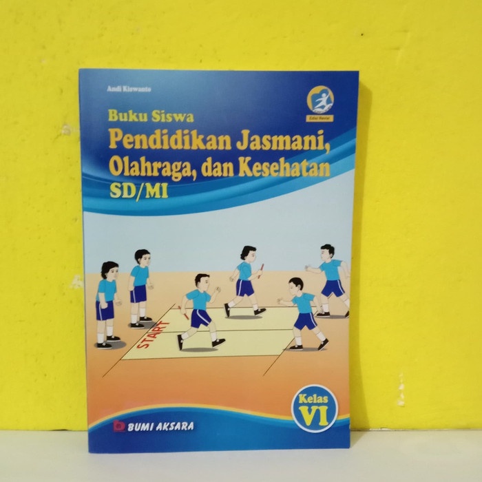 Jual BUKU SISWA PENDIDIKAN JASMANI OLAHRAGA, DAN KESEHATAN SD / MI KELAS VI BUMI AKSARA | Shopee ...