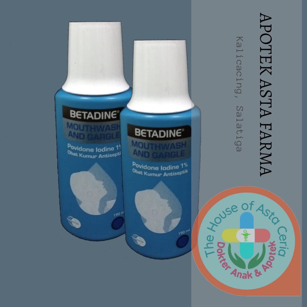 Jual Betadine Mouthwash And Gargle Obat Kumur Antiseptik 190ml | Shopee Indonesia