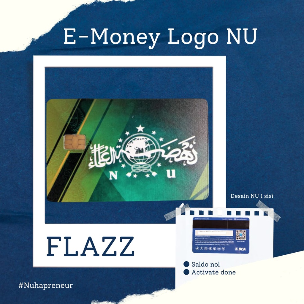 Jual Kartu Flazz Gen 2 BCA Logo NU Nahdlatul Ulama' | Shopee Indonesia