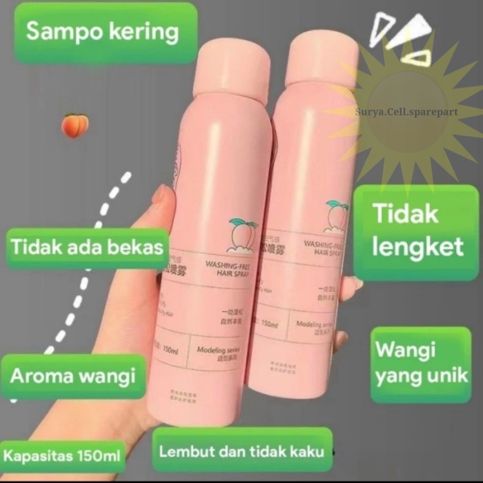 Jual Spray Dry Shampo Anti Lepek Viral 150 Ml Semprotan Rambut Anti ...