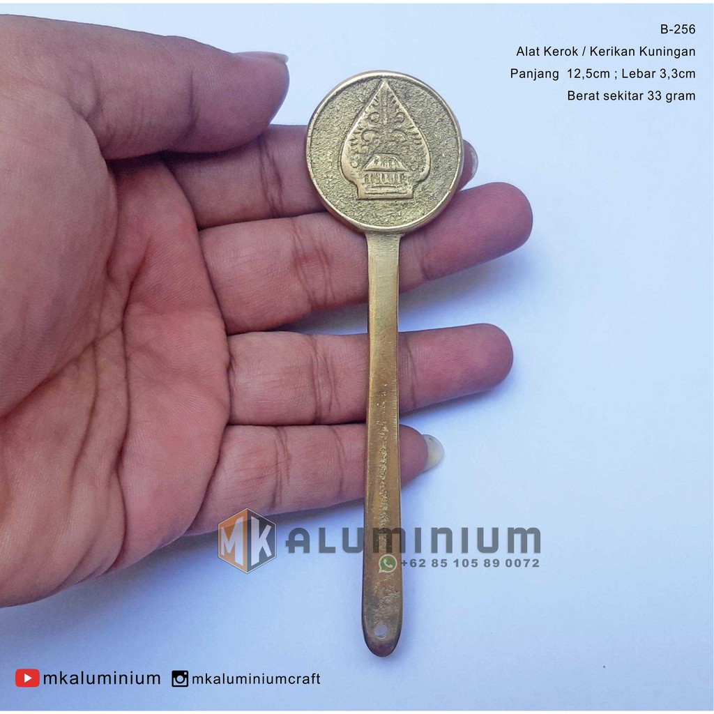 Jual Alat Kerokan atau kerikan Kerok Kerik Badan dari Kuningan B-256 MK ...