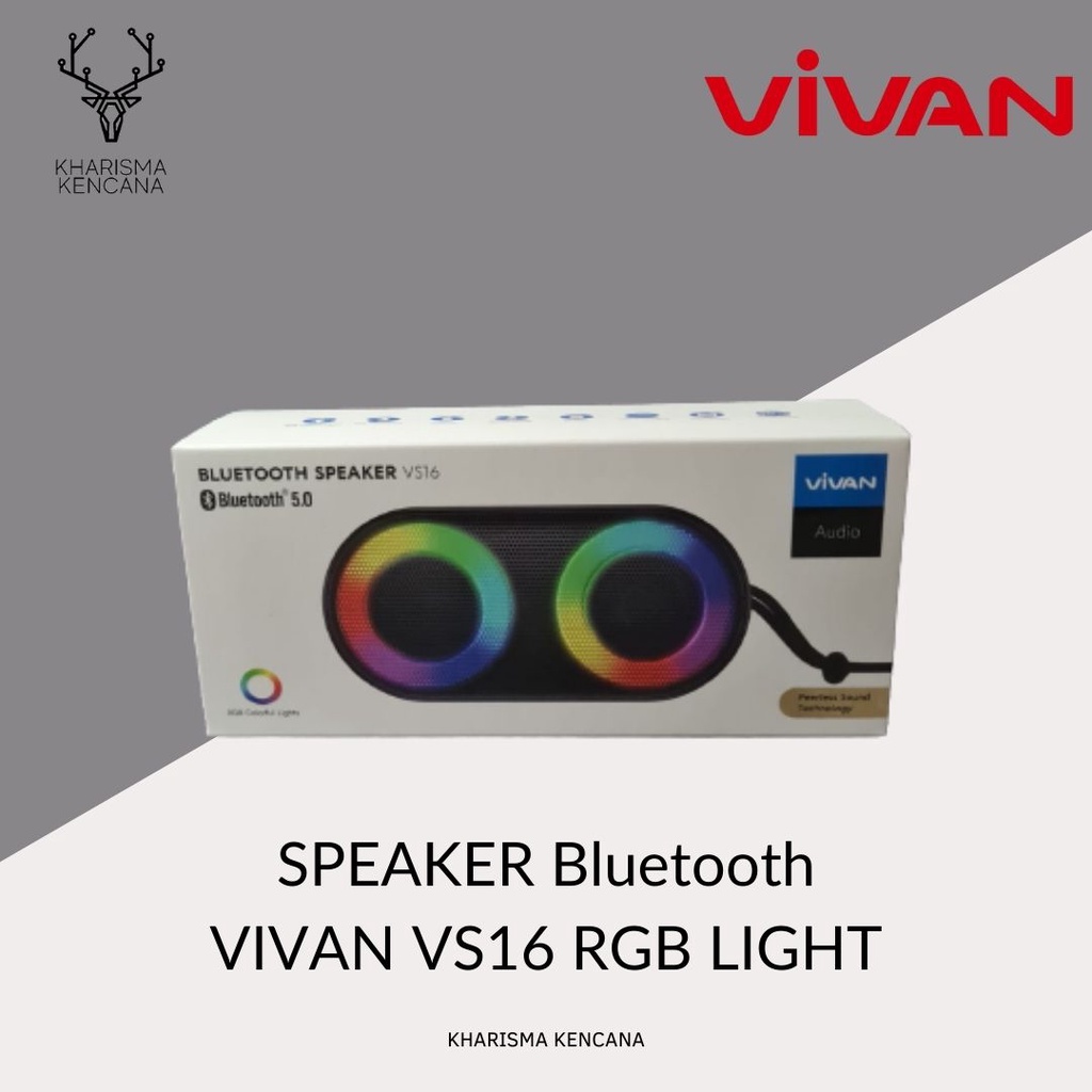 Jual SPEAKER Bluetooth VIVAN VS16 RGB LIGHT | Shopee Indonesia