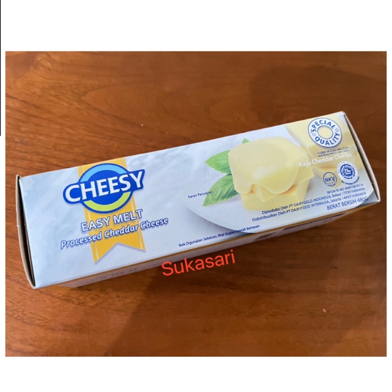 Jual Cheesy easy melt 480gr keju processed cheddar cheese keju leleh ...