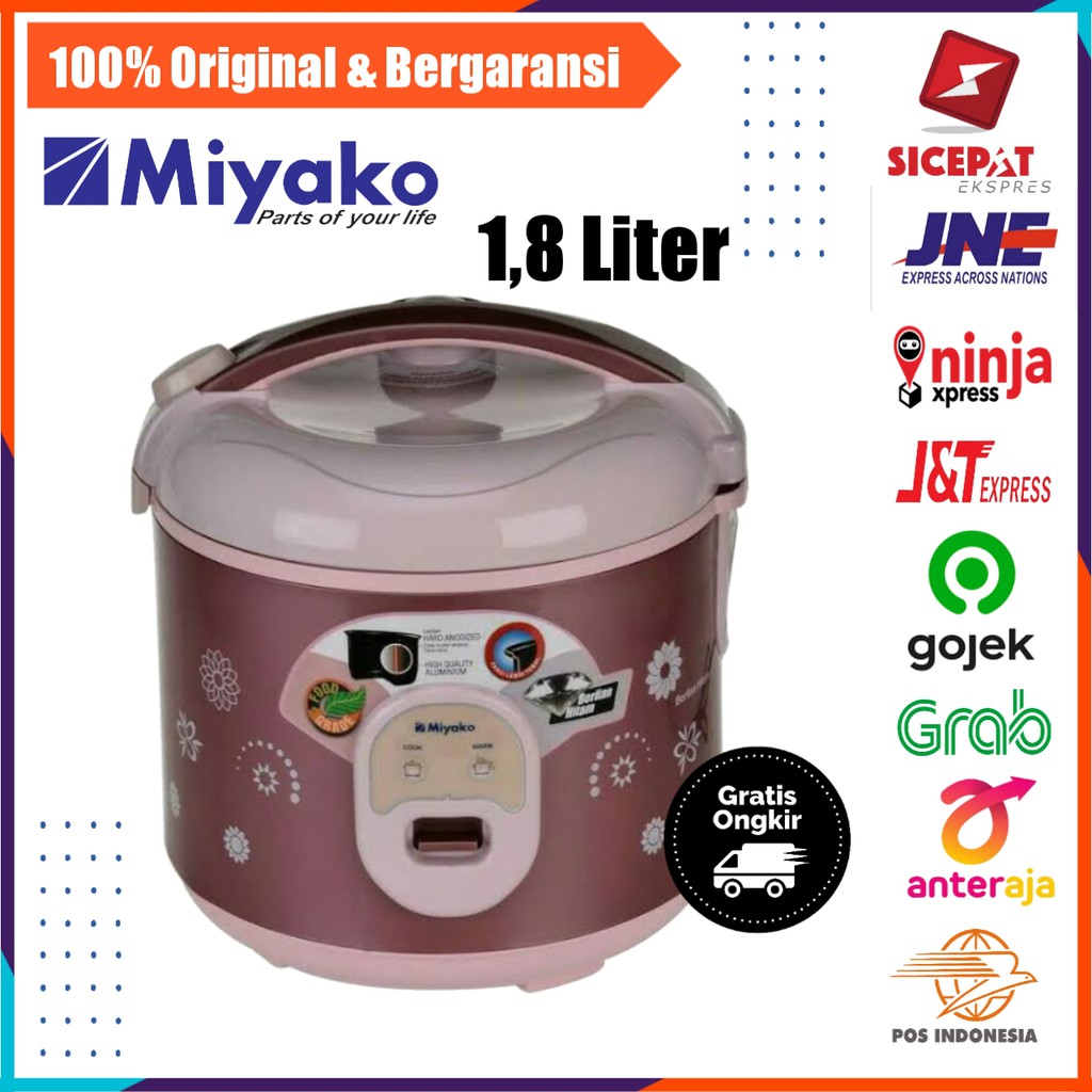 Jual MEJIKOM MIYAKO 1 liter RICE COOKER MAGIC COM JAR RESKUKER MAJICOM ...