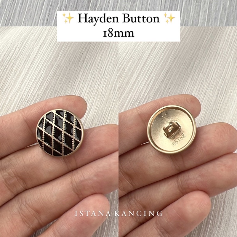 Jual Kancing Metal Gold Premium Mewah Anti Karat | Kancing Jamur Jahit ...