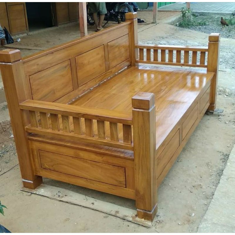 Jual Bale Bale Jati Minimalis 80 x 200 CM | Shopee Indonesia