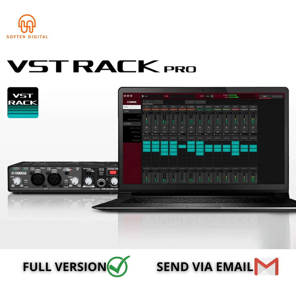 Jual Yamaha VST Rack Pro v1 VST Plugin host software that uses VST plug-ins - windows / mac os ...