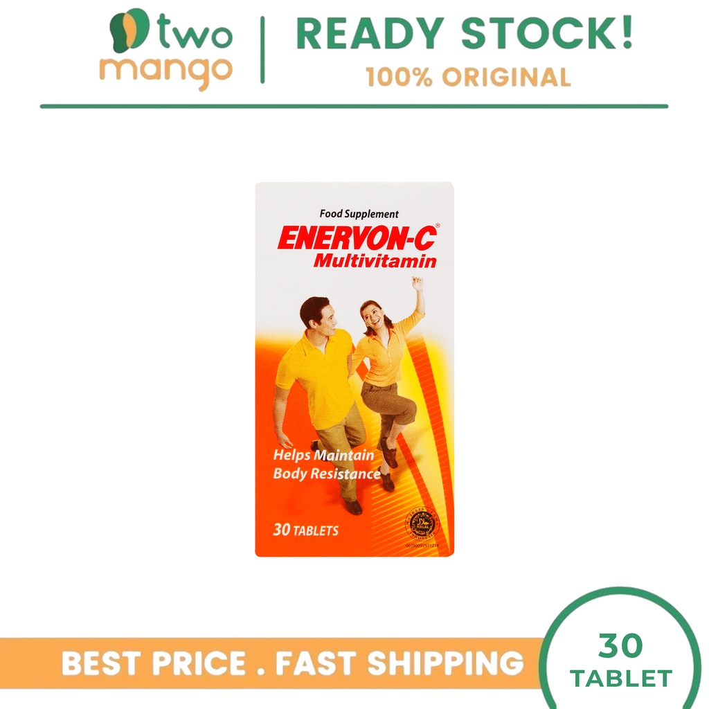 Jual ENERVON C 500 MG - 30 TABLET | Suplemen Multivitamin Dan Kekebalan ...