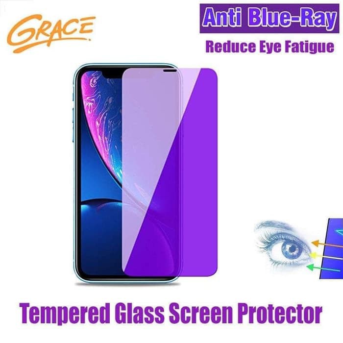 Jual ANTI GORES KACA CAHAYA BIRU IPHONE XR -TEMPERED GLASS -ANTI RADIASI - | Shopee Indonesia