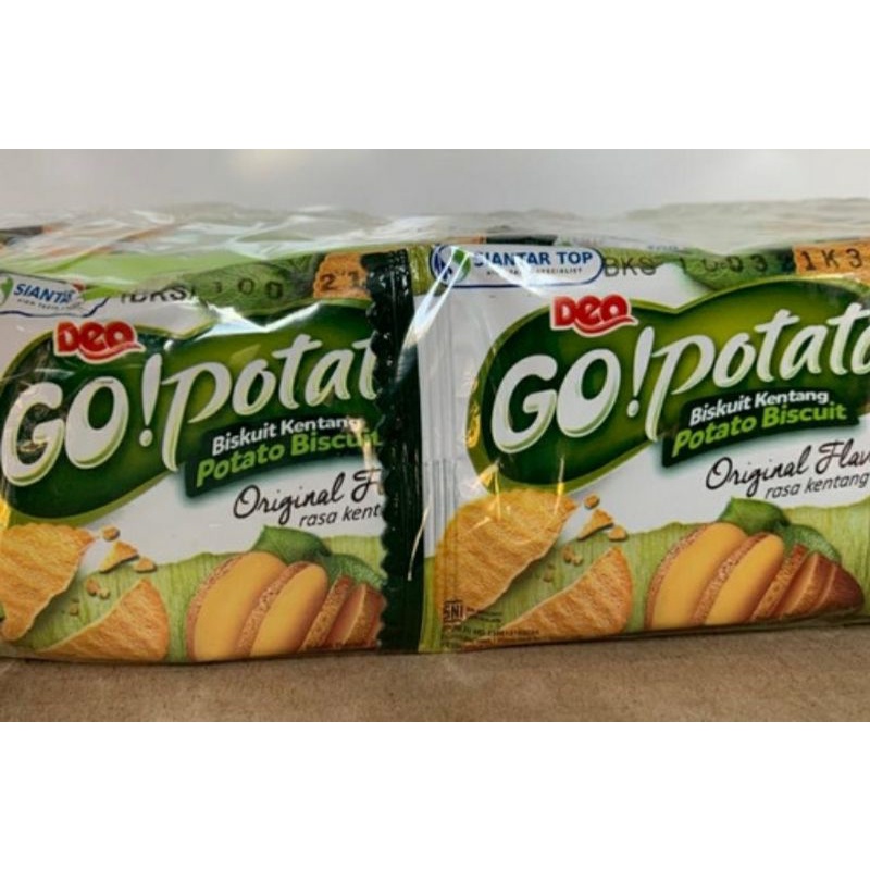 Jual Go! Potato Biskuit Kentang ( isi 20 pcs @10gr ) | Shopee Indonesia