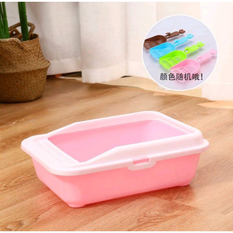 Jual Litter Box Pasir Kucing Size Jumbo Besar Sedang | Shopee Indonesia