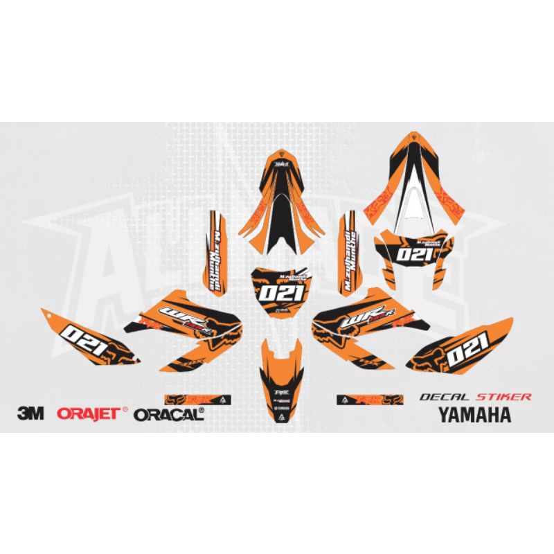Jual Decal stiker yamaha wr | Shopee Indonesia