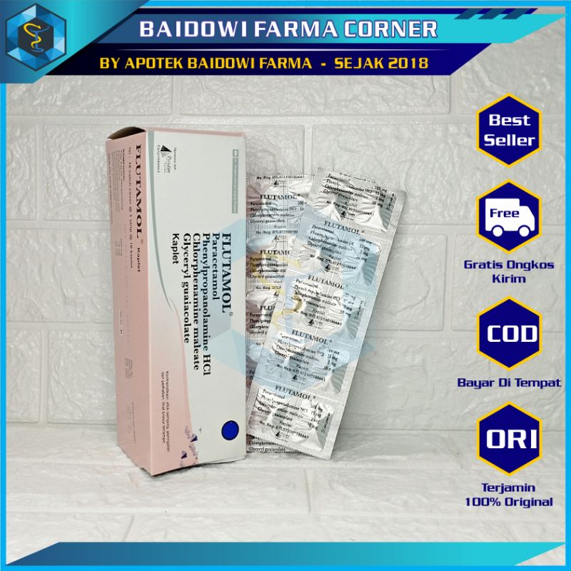 Jual FLUTAMOL DAN FLUTAMOL-P (TABLET & SYRUP) BATUK PILEK DEMAM PUSING ...