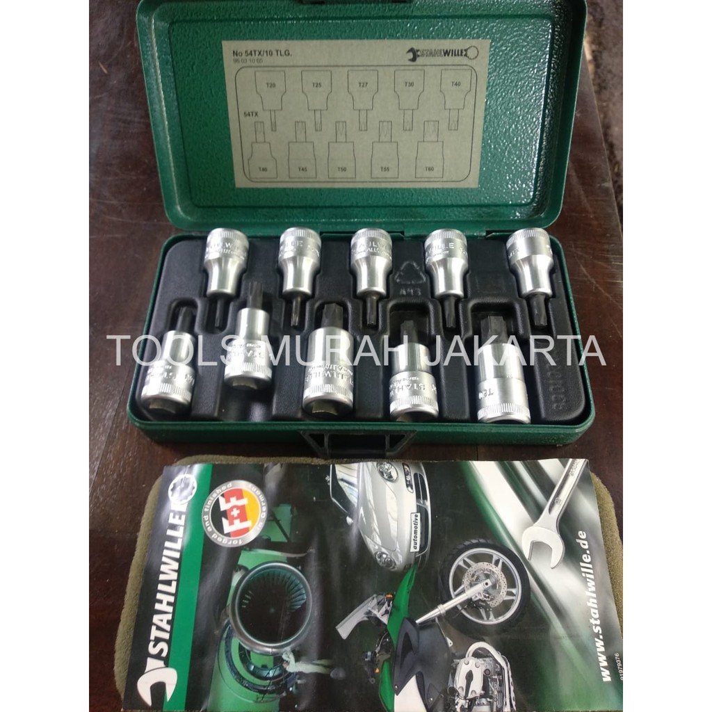 Jual STAHLWILLE 96032005 54TX/10 TLG SOCKET SET 1/2" 10 PCS | Shopee ...
