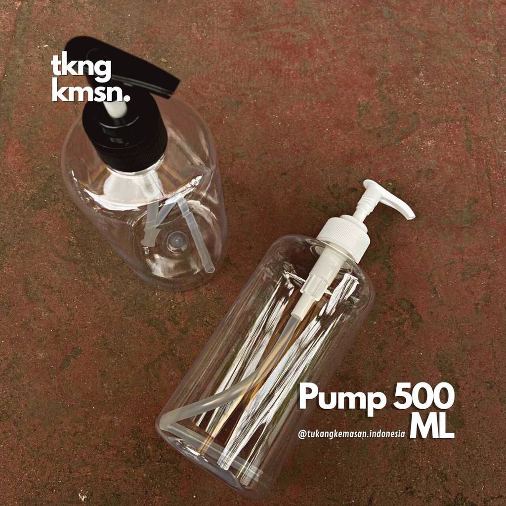 Jual [BEST SELLER] Botol Pump 500 ml / Botol Sanitizer / Botol Sabun ...