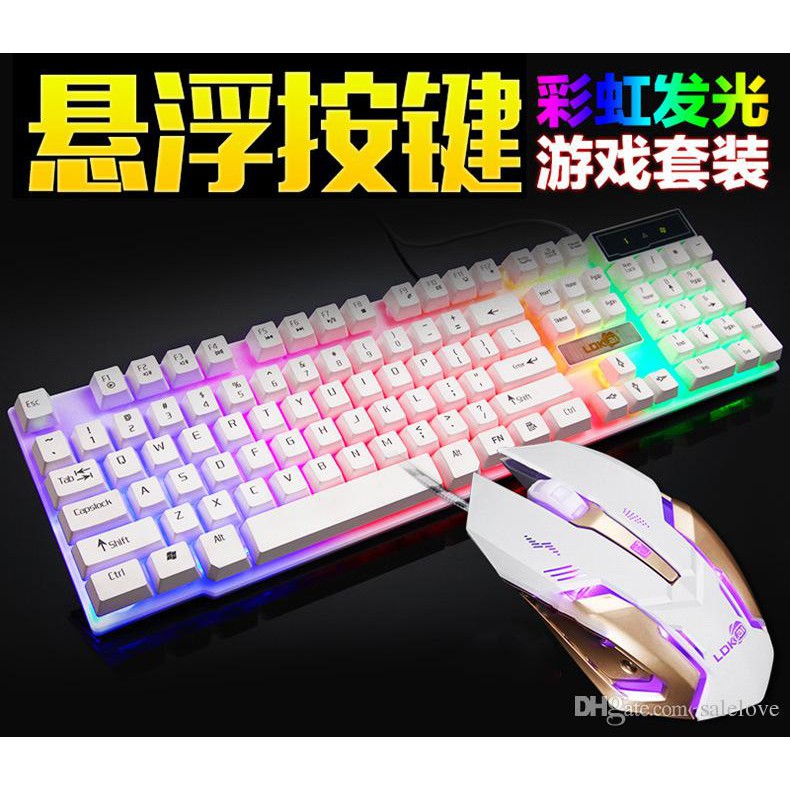 Jual * NEW BEST SELL * Keyboard Gaming LDK.AI R260 LED 7 Color ...