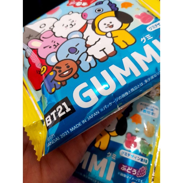 Jual Official BTS BT21 GUMMI Bandai made in Japan | Shopee Indonesia