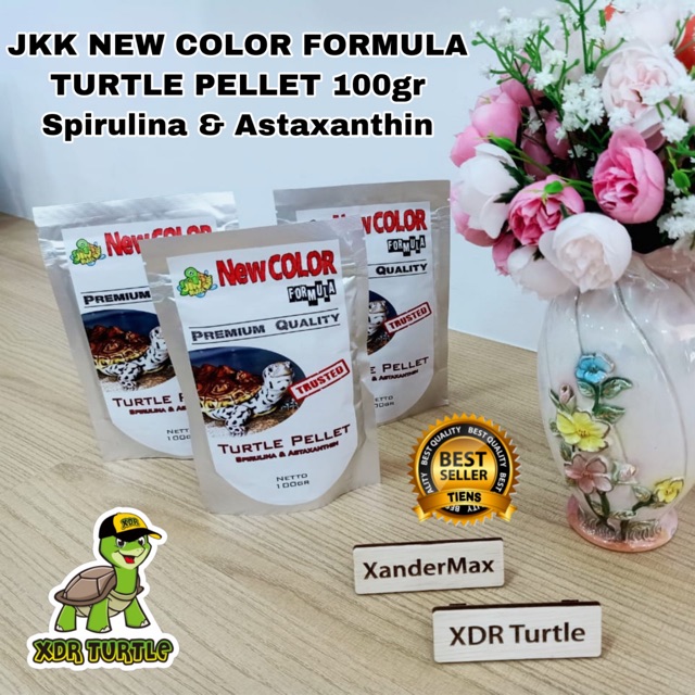 Jual act JKK COLOR FORMULA 100gr PELET / MAKANAN KURA2 AIR TURTLE KURA ...