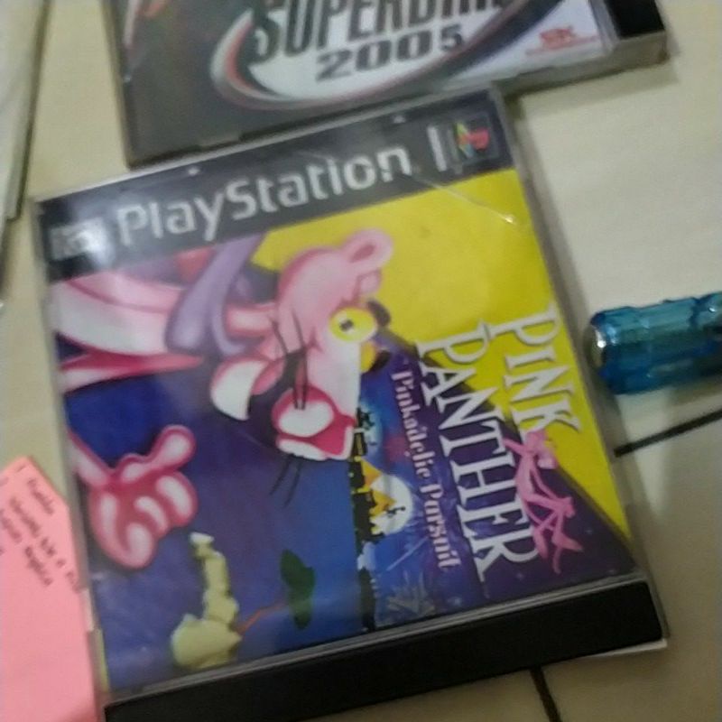 Jual pink panther pinkadelie pursuit hanya ada di PlayStation1 kaset ...