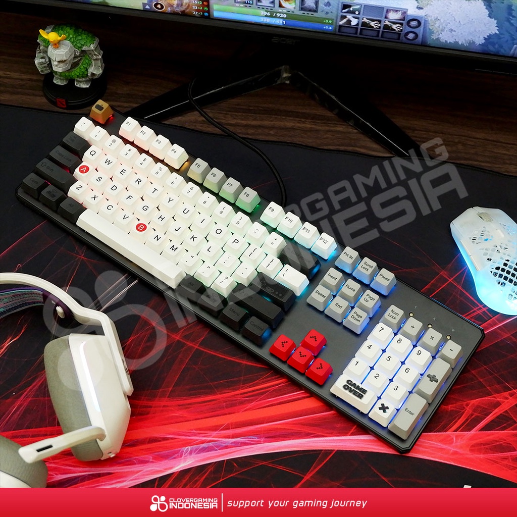 Jual Keycaps Gameboy Classic Retro PBT Dye Sub - for Mechanical ...