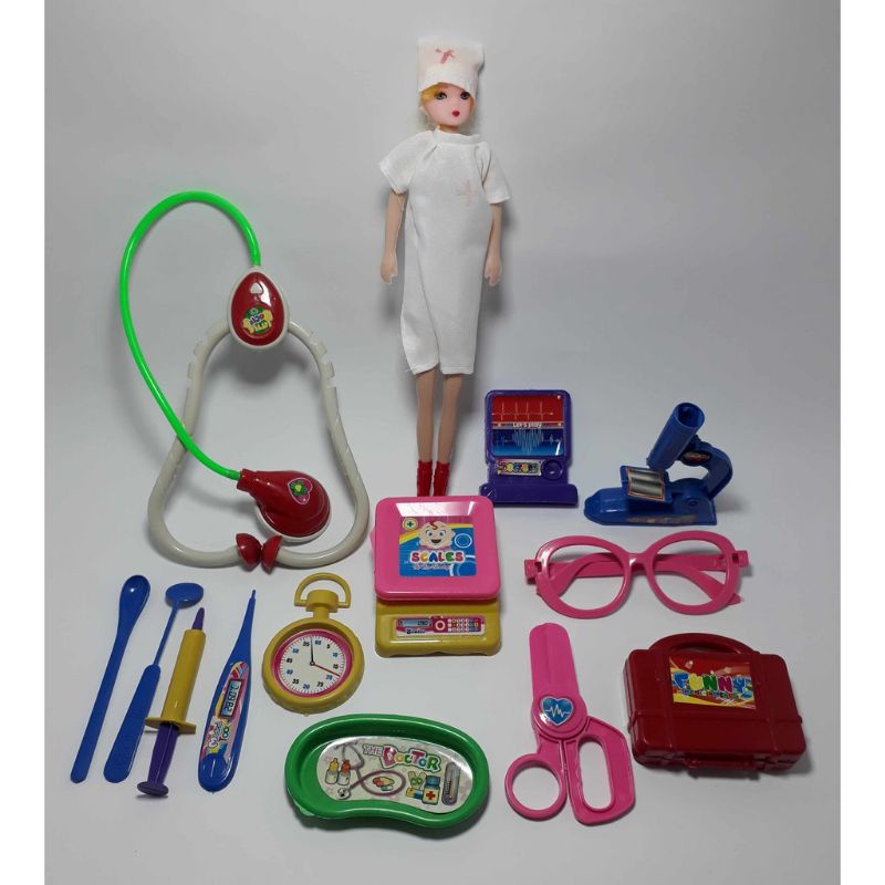 Jual Mainan Anak Dokter Set Kantong - Mainan Dokteran Anak/ Doctor Set ...