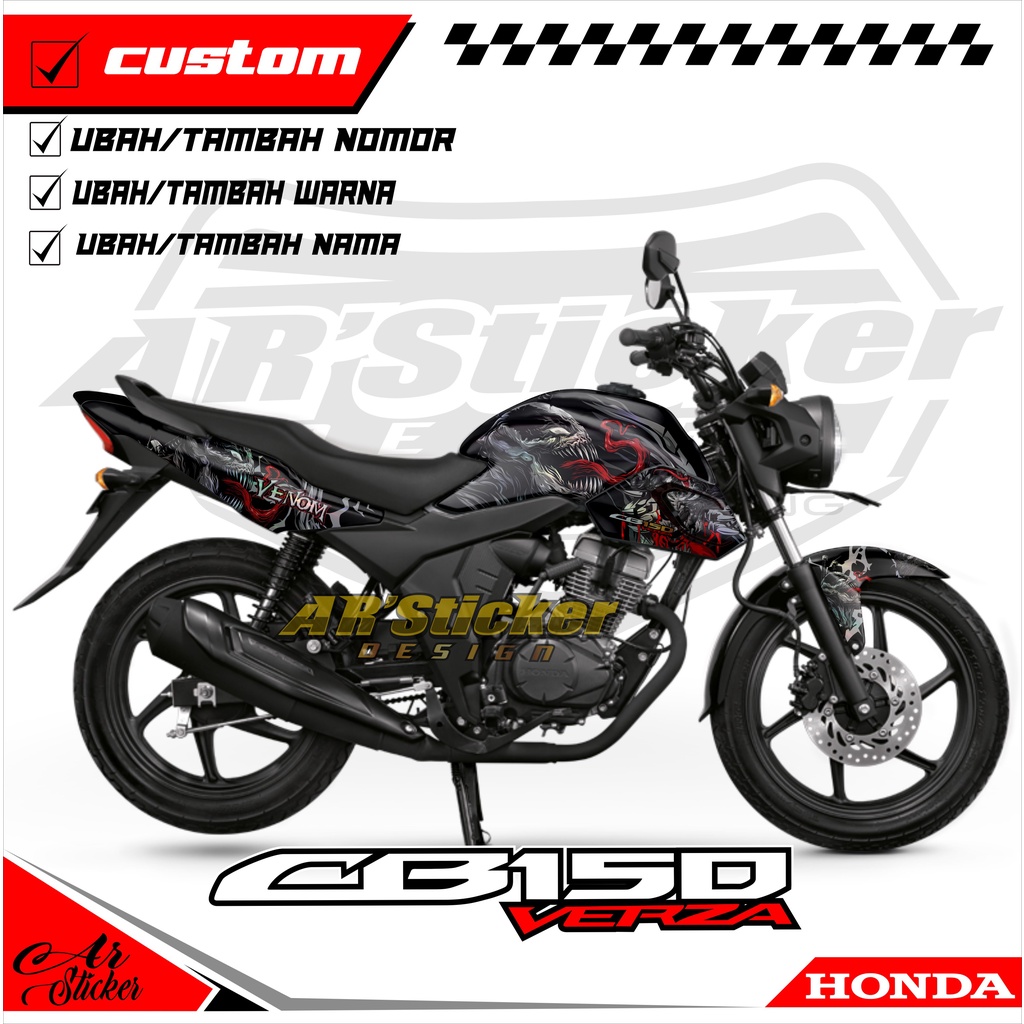 Jual Decal CB Verza 150 Fullbody - Stiker Dekal Hologram CB Verza 150 ...
