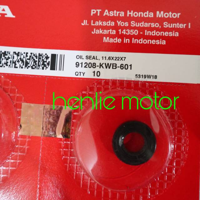 Jual Oil seal sil operan gigi blade revo absolute lama 110 asli ori ...