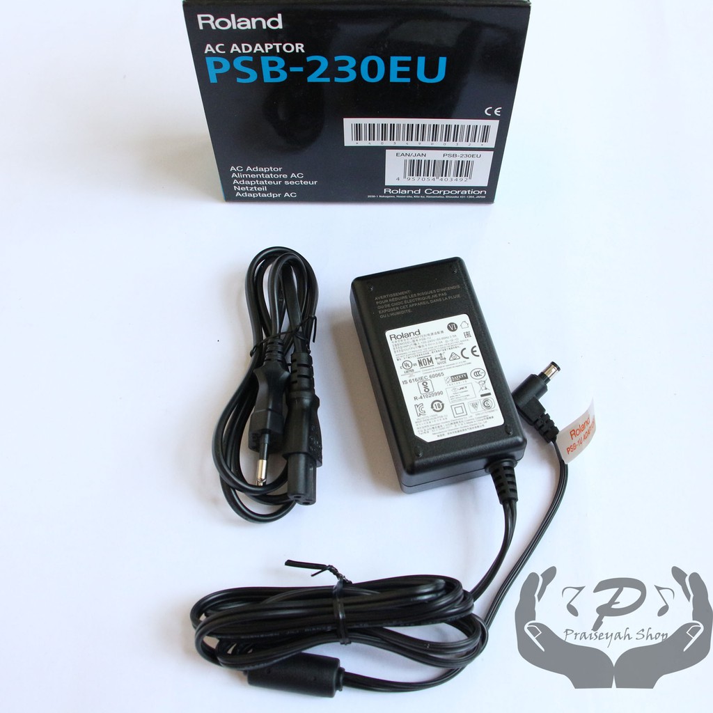 Jual Adaptor Keyboard Roland PSB - 230EU Original Adapter Juno Power ...