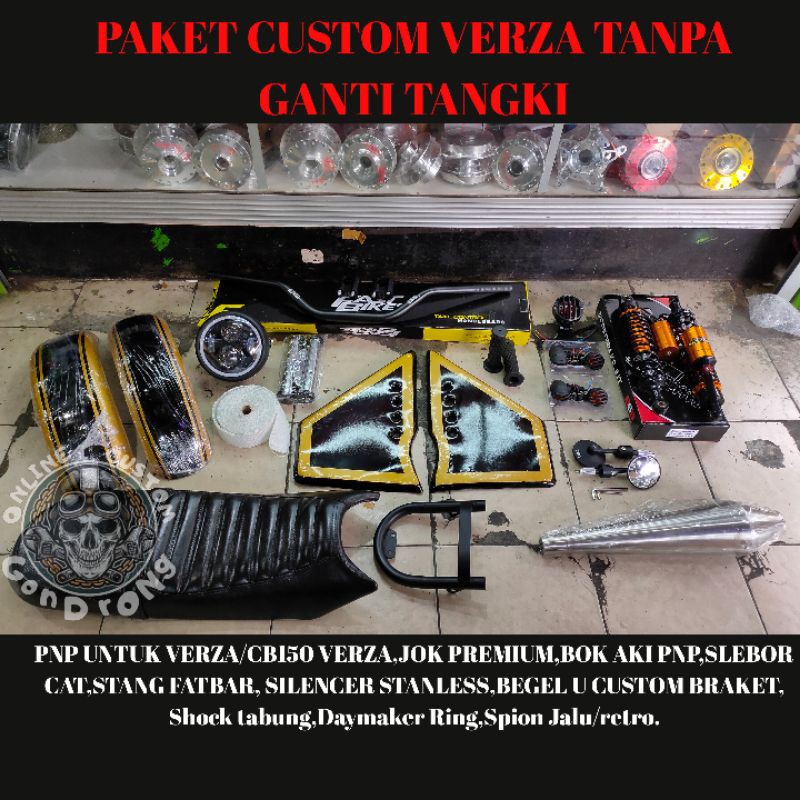 Jual PAKET CUSTOM CB 150 VERZA TANPA GANTI TANGKI PNP | Shopee Indonesia