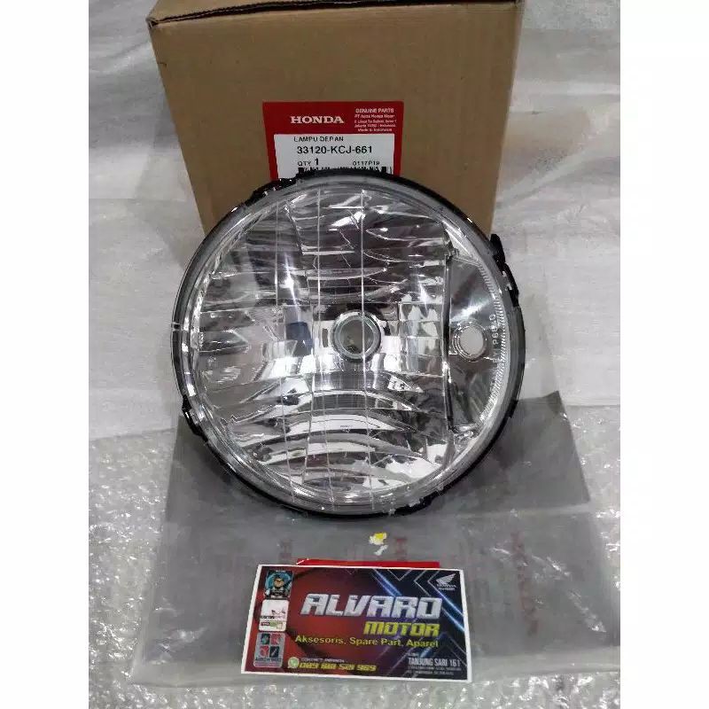 Jual reflektor lampu depan tiger revo head light 33120kcj661 original ...