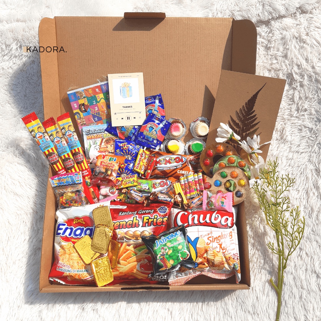 Jual KADORA GIFTBOX / KADO / HAMPERS SNACK CHUBA CEMILAN MAKANAN ...