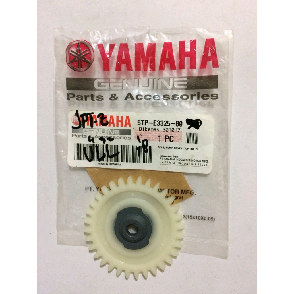 Jual GEAR PUMP DRIVEN - GEAR GIGI GIR POMPA OLI YAMAHA JUPITER Z VEGA R NEW ORIGINAL | Shopee ...