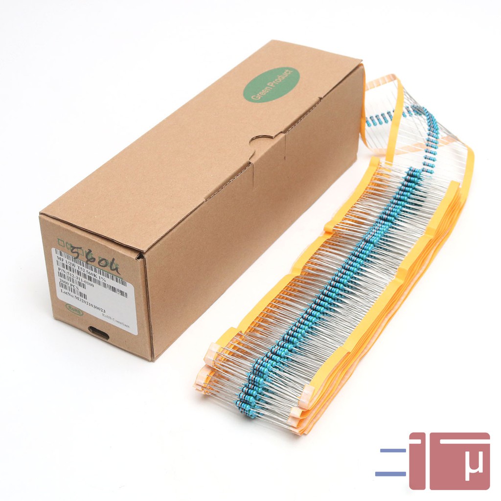Jual x10 Resistor 560K 1/2W Metal Film 1% Taiwan Kaki Tembaga | Shopee Indonesia